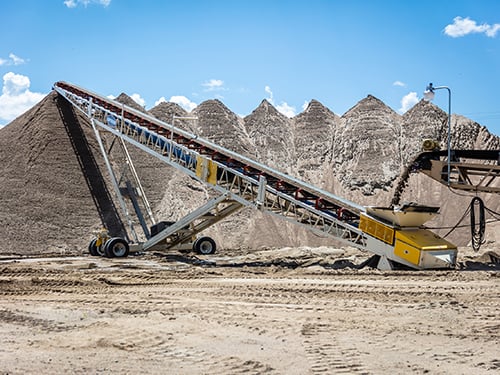 Superior® Radial Stacking Conveyors | Mobile Stockpiling